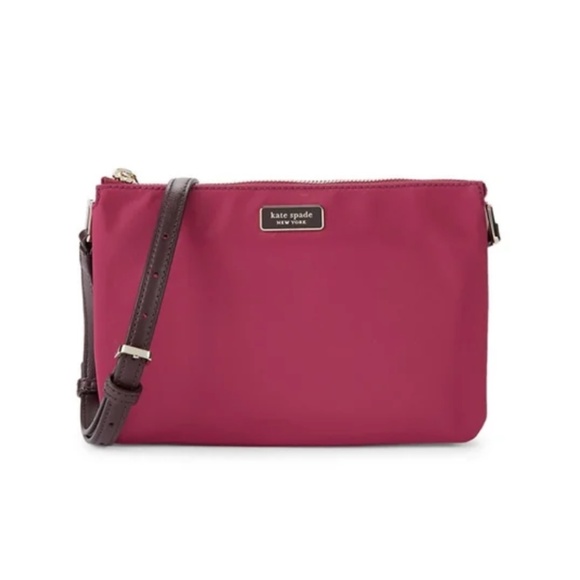 kate spade | Bags | Kate Spade Dawn Triple Gusset Nylon Crossbody Bag ...